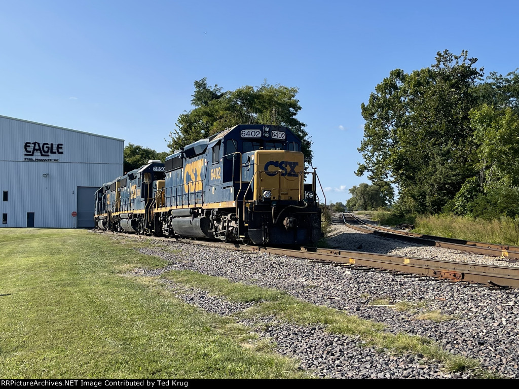 CSX 6402, 2660 & 6412
